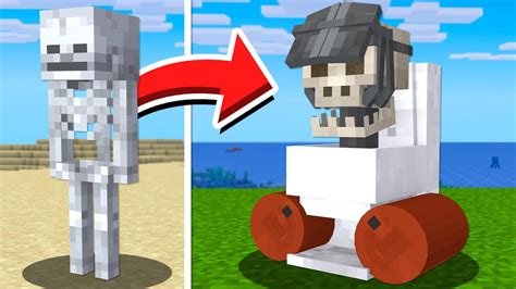 Eu Fiz Os Mobs Em PERSONAGENS ASSUSTADORES No MINECRAFT O FILME YouTube