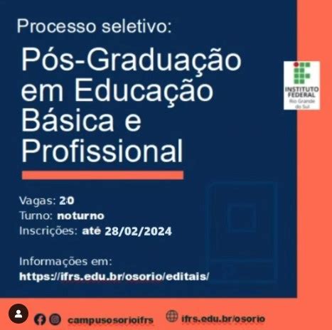 Edital complementar para ingresso no Curso de Pós Graduação Lato Sensu