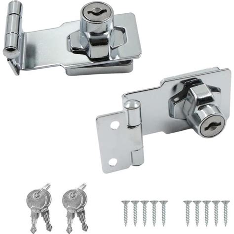 Verrou Porte Verrouillage Boucle Métal Boulon Pour Angle Droit 90