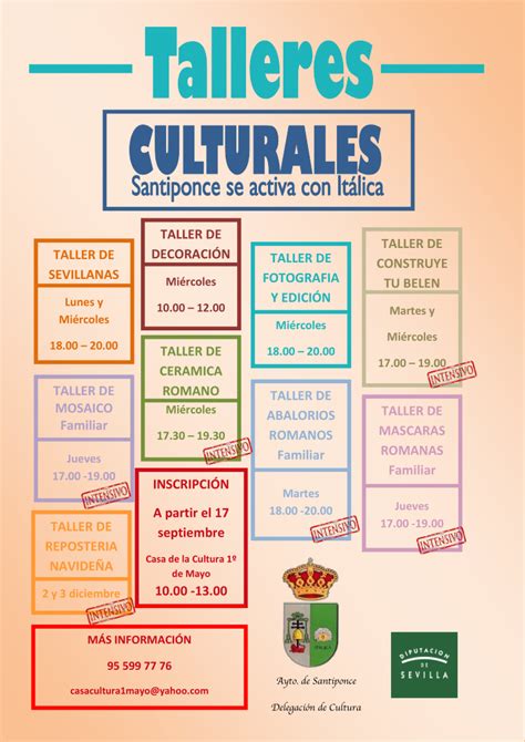 Talleres Culturales 2019 2020