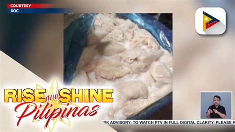P124 M Halaga Ng Smuggled Poultry Products Nakumpiska Ng BOC Sa Port