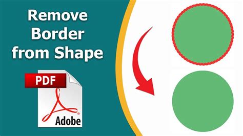 how to remove border from shape in pdf using adobe acrobat pro dc adobe acrobat pie chart