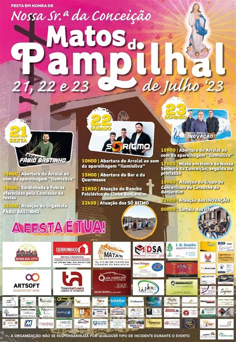 Festa em Honra de Nossa Senhora da Conceição 2023 Matos do Pampilhal