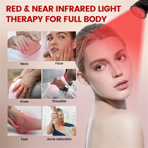 GTKORAL Terapia De Luz Roja Para Cuerpo Dispositivo De Terapia De Luz