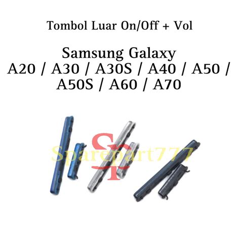 Jual Tombol 1 Set Power On Off Volume Samsung Galaxy A20 A30 A30S