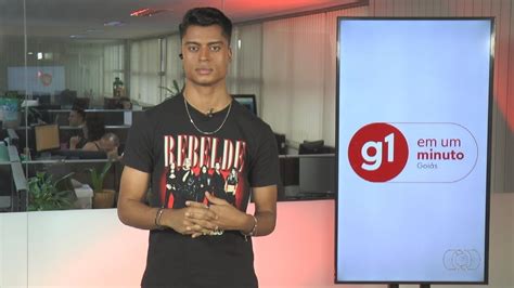 Vídeo G1 em 1 Minuto Goiás Homens são presos suspeitos de furtar