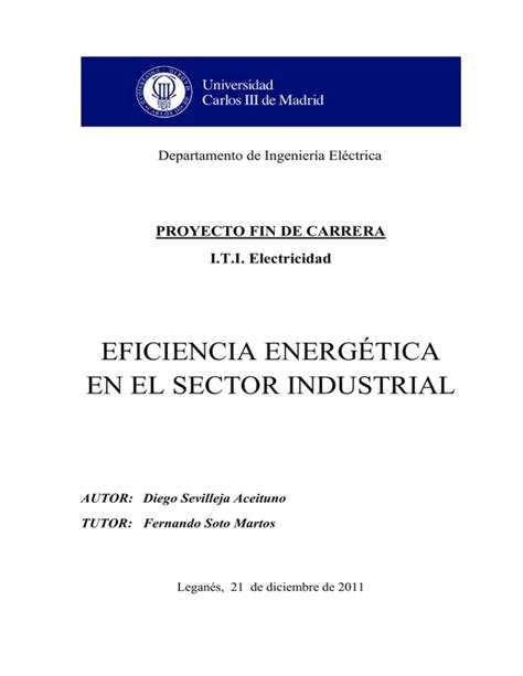 eficiencia energética en el sector industrial e