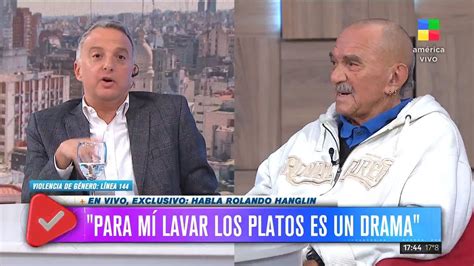 Rolando Hanglin opinó sobre el feminismo la mujer y la cultura de la