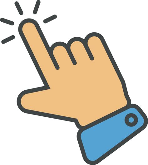 Hand Cursor Icon Clip Art 21996793 PNG