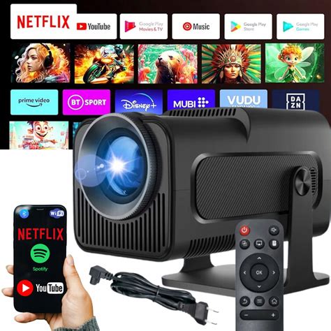 Projektor Rzutnik K Android Led Wifi Mini Przeno Ny Full Hd Hy