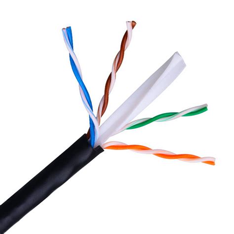 A135 0263 Cable de Red Exterior Impermeable RJ45 Cat 6 UTP Rígido