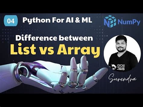 Python List Vs Numpy Array Numpy By Surendra Youtube