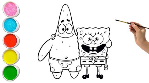 How To DRAW SPONGEBOB And PATRICK STAR Step By Step Primary Art