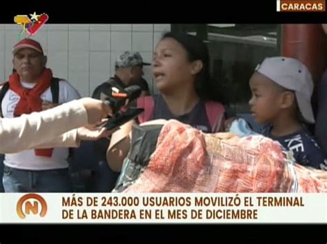 Más de 243 mil usuarios se movilizaron en el Terminal La Bandera