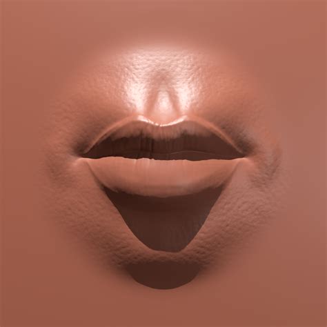 Female Lip Brush 01 FREE Human Face Brushes BlenderKit