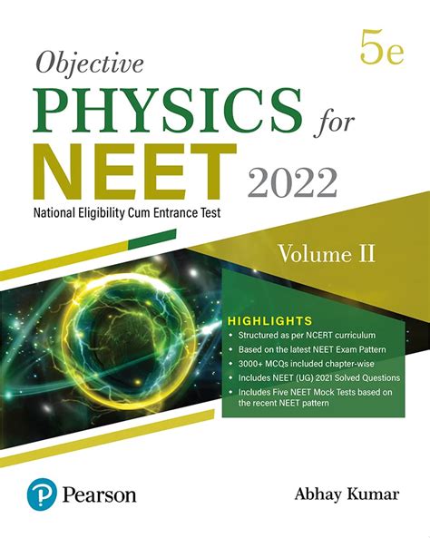 Buy Objective Physics For NEET Vol II Includes Latest Solved NEET