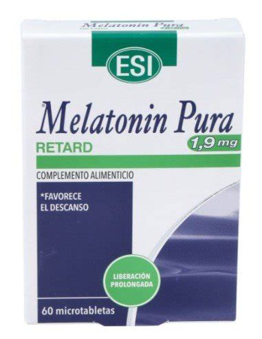 ESI Melatonina Pura 1 9mg 60 Microtabletas Retard