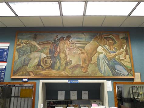 Louisville Ohio Post Office Mural New Deal Mural Entitled Flickr