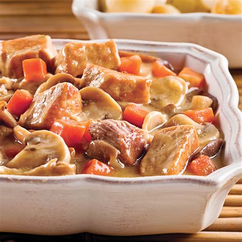 Ragoût de veau aux champignons Les recettes de Caty