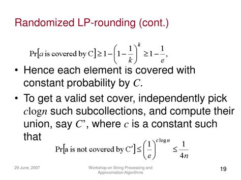 ppt set cover via lp rounding powerpoint presentation free download id 5120889