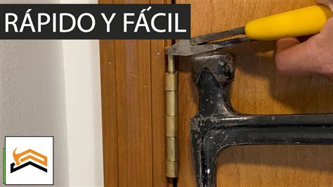 Cómo Quitar Una Puerta Interior YouTube