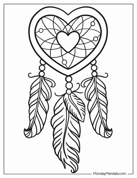 Unleash Your Creativity With Mandala Dream Catcher Coloring Pages