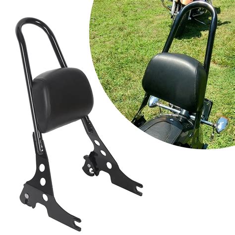 ECOTRIC Detachable Sissy Bar With Backrest Compatible With 2004 Up