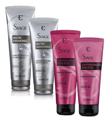 Kit Siàge Nutri Diamond Cauterização Dos Fios Eudora Parcelamento