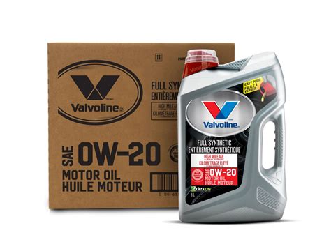 Valvoline Full Synthetic With Maxlife Technology 0W20 Motor Oil 5L Case