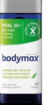 BODYMAX Vital 50 żeń szeń 60 tabletek 13209733623 Allegro pl