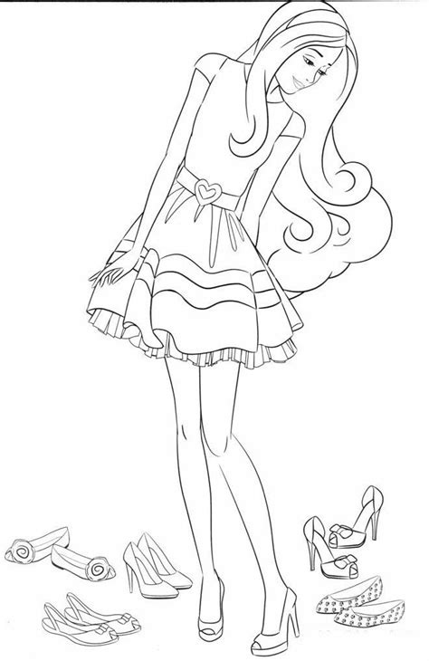 Pin By Renata On Barbie Coloring Coloring Book Art Disney Princess