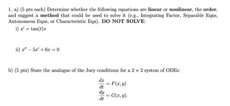 solved 1 a 5 pts each determine whether the following