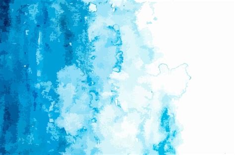 Premium Vector A Blue Watercolor Background With A White Background