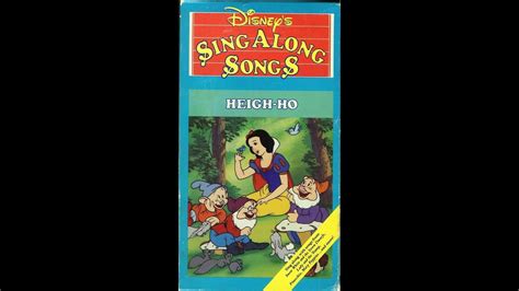 Opening To Disney S Sing Along Songs Heigh Ho Vhs Version