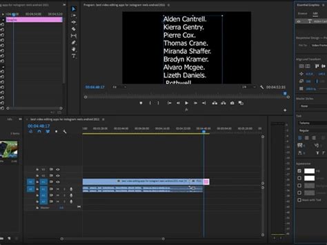 Video How To Create End Credits Scrolling Text In Adobe Premiere Pro