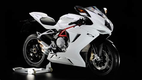 Online Crop White Sport Bike Motorcycle Black Background MV Agusta