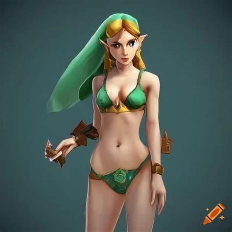Sexy Cosplay Of Female Link From Legend Of Zelda