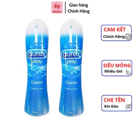 Gel bôi trơn DUREX PLAY CLASSIC che tên kín đáo gel bôi trơn DUREX