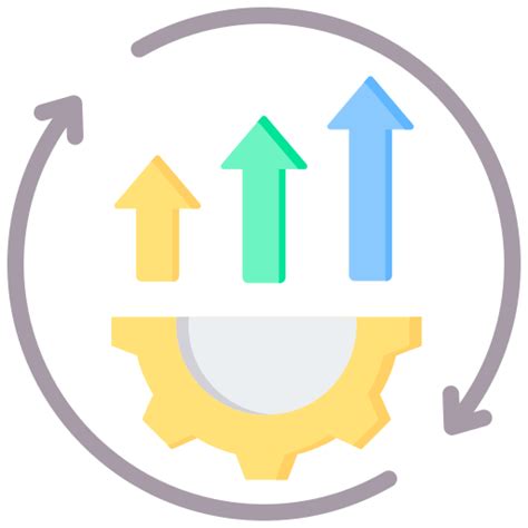 Continuous Improvement Generic Color Fill Icon