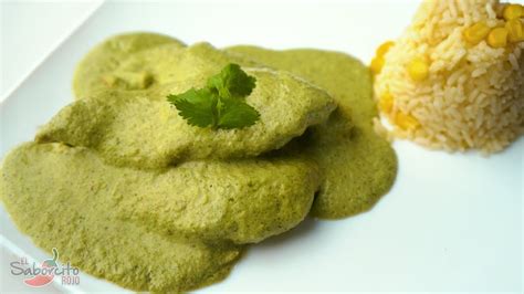 Pechuga De Pollo En Crema De Cilantro El Saborcito Rojo YouTube