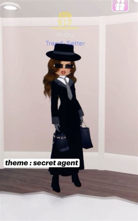 DTI OUTFIT Ideas Dress To Impress Roblox Theme Secret Agent In 2024