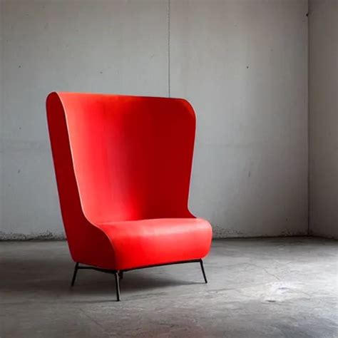 A Modern Armchair Design Inspired By A Strawberry Stable Diffusion