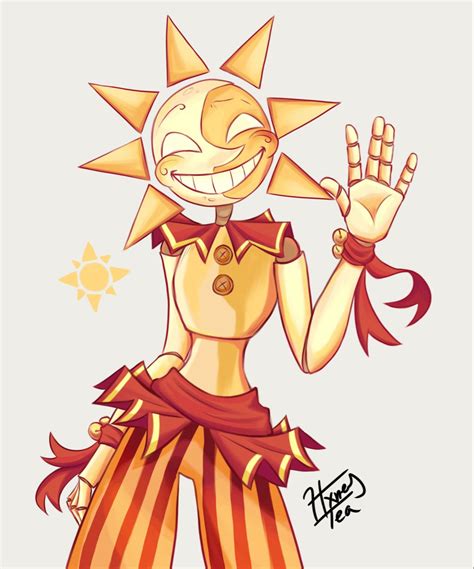 Sundrop Fnaf Sun And Moon Drawings Moon Drawing Fnaf Drawings