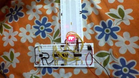 seven segment display using jk flip flops youtube