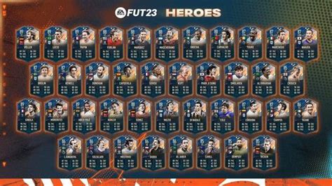 Héroes de FUT en FIFA 23 Todas las cartas cómo conseguirlas y