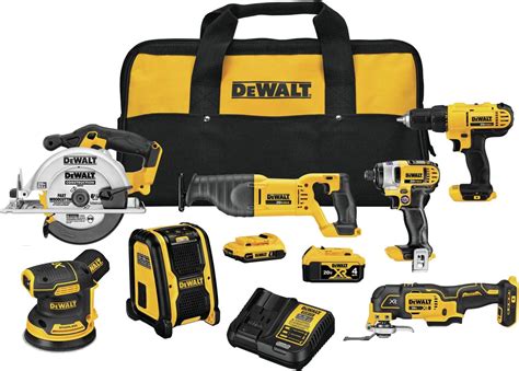 Kit Combo De Brocas Sem Fio DEWALT 20V MAX 7 Ferramentas DCK771D1M1