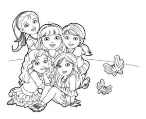 60 Desenhos De Melhores Amigas Para Imprimir 2024