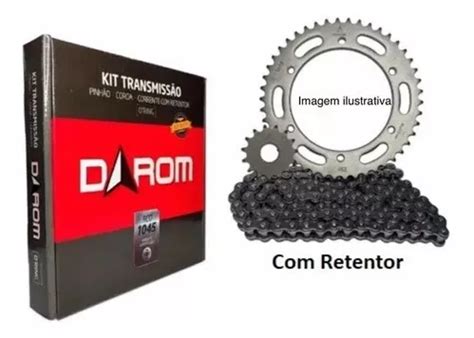Kit Transmissão Relação Xtz Lander 250 2020 Retentor Escorrega o