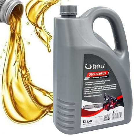 OLEJ DO SMAROWANIA ŁAŃCUCHA PIŁ PILAREK 5L CEDRUS 11952444172 Allegro pl