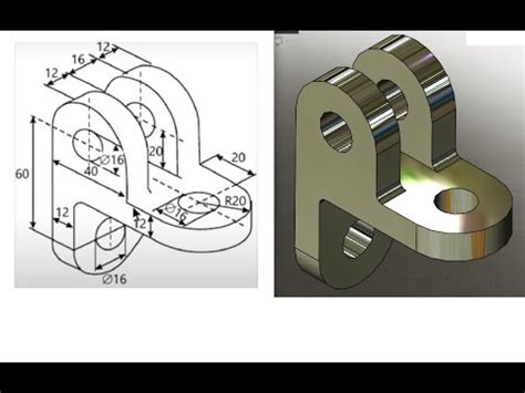 Tutorial De Solidworks Para Principiantes Ejercicio 9 MODELAR PIEZAS